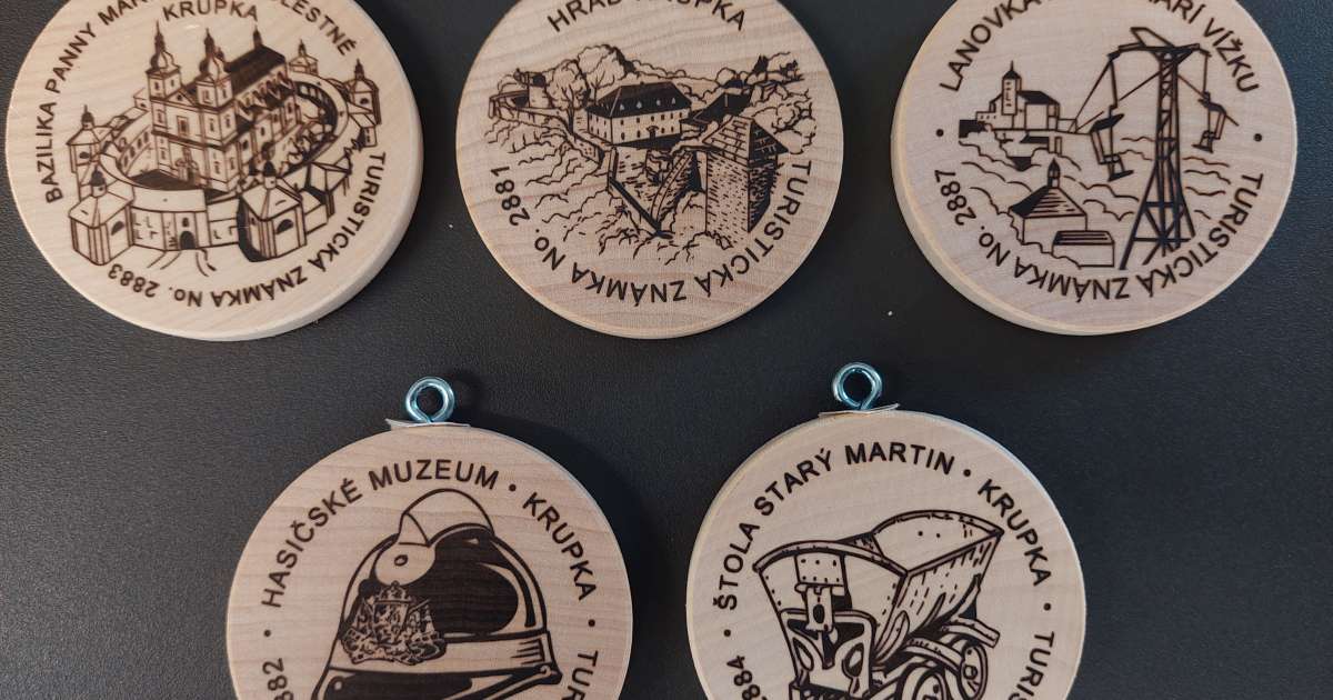 Nové turistické známky a nálepky | Visit Krupka
